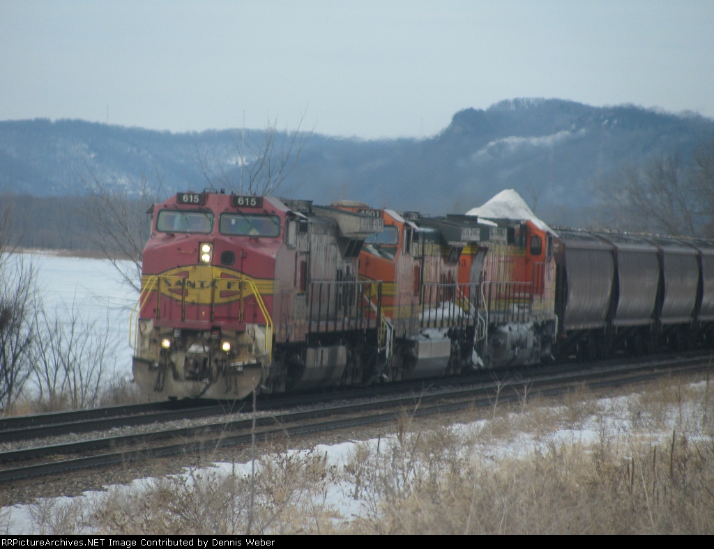 BNSF 615 BNSF's Aurora Sub.